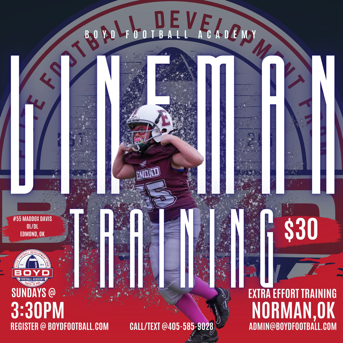 Boyd Football Academy Training Sessions